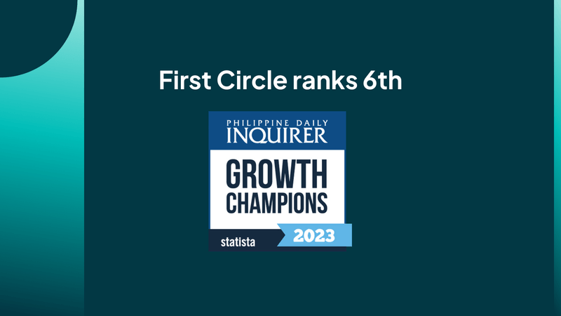 First Circle 6th in Philippine Growth Champions 2023 List